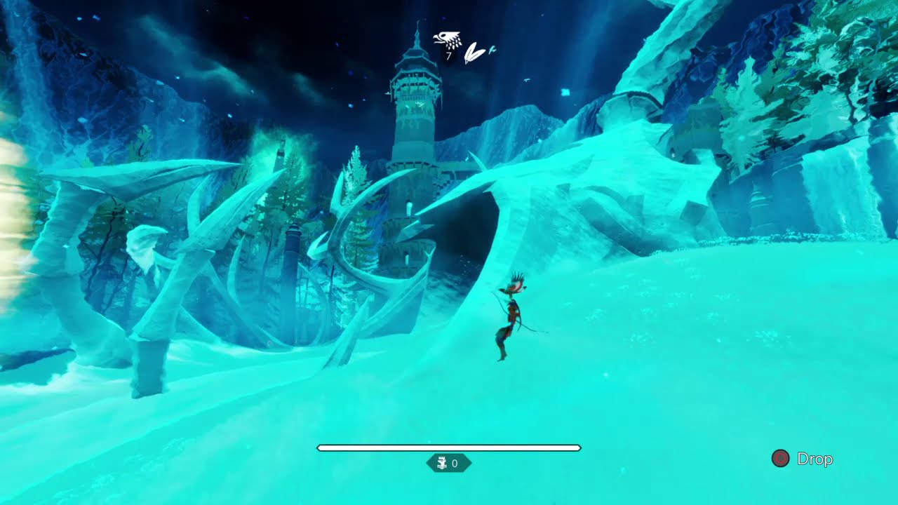 The Pathless (PS4) - Turning in All Cernos Lightstones - YouTube