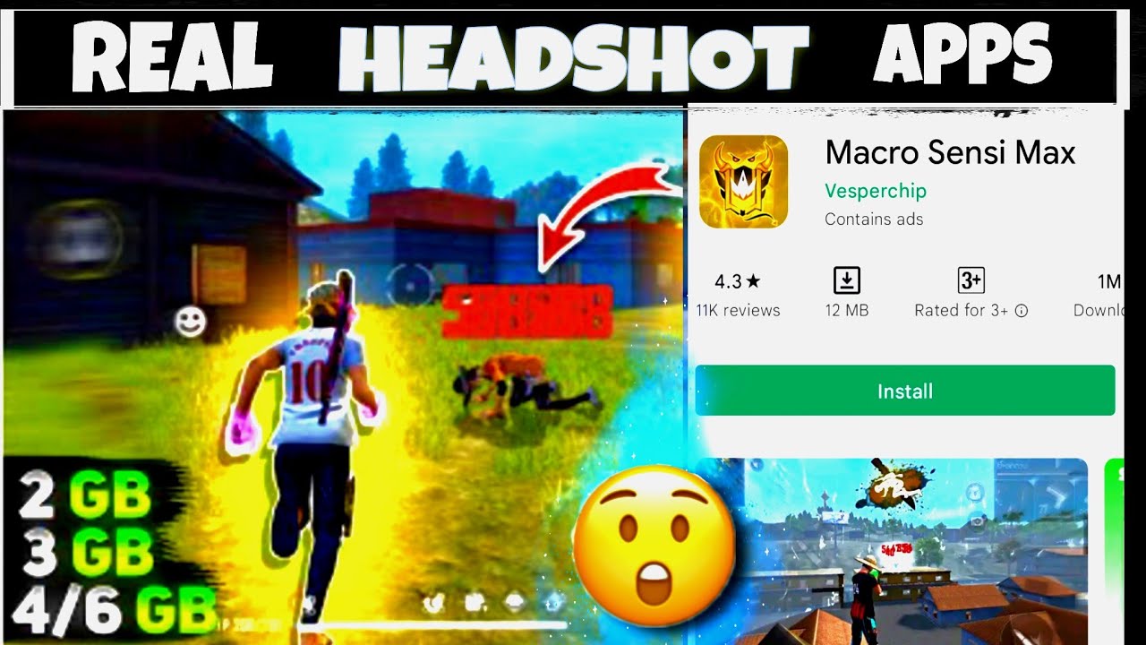 Auto Headshot Best App | One Tap Headshot Trick In Free Fire | Best ...