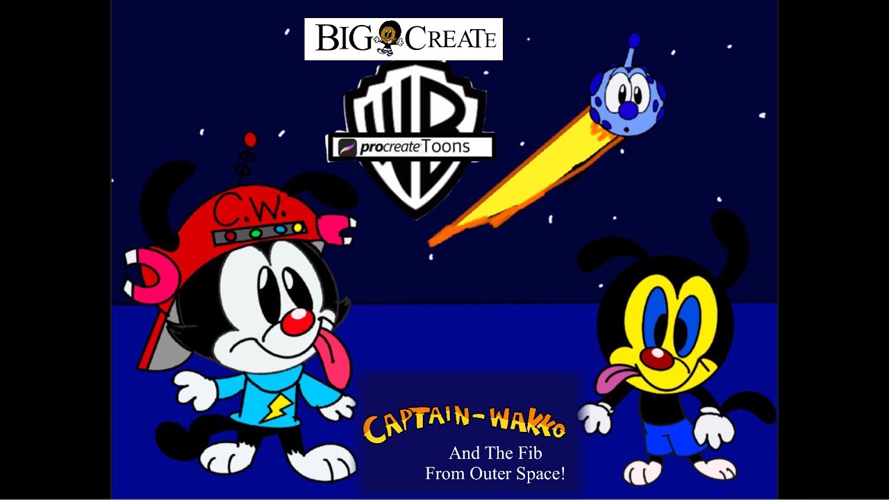 ProcreateToons Official- Captain-Wakko & the Fib from Outer Space ...
