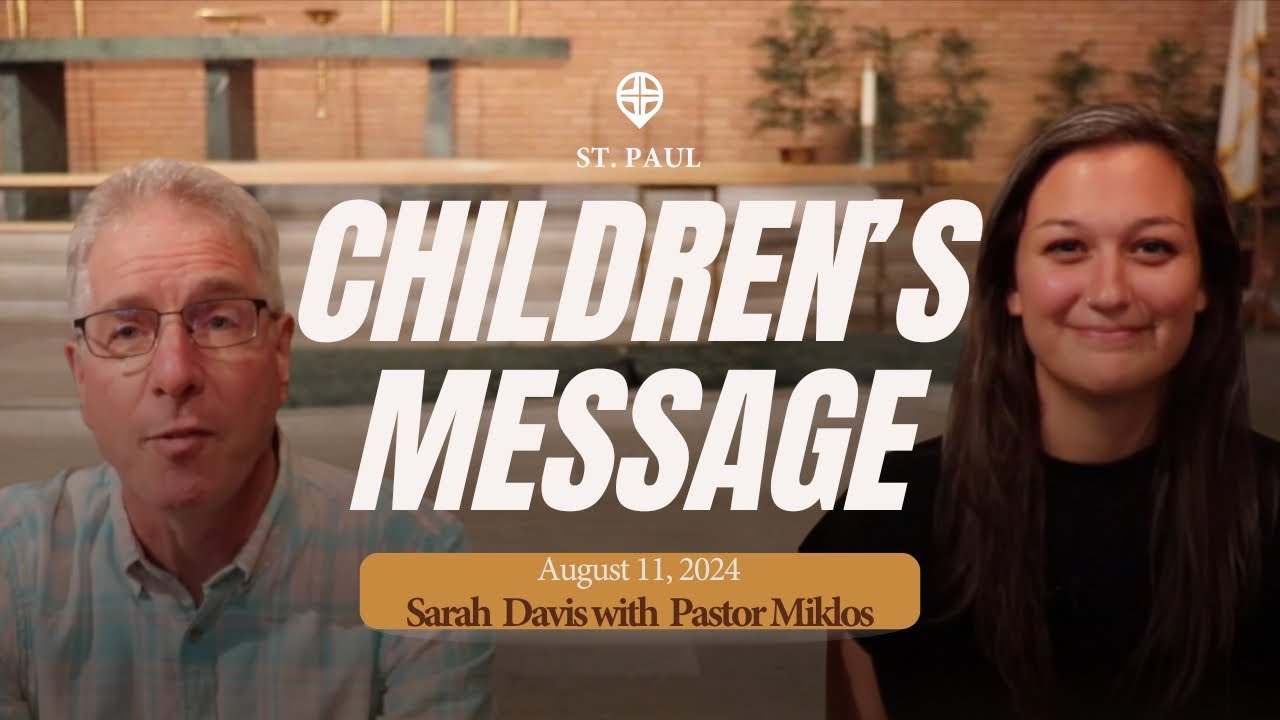 Children's Message - YouTube