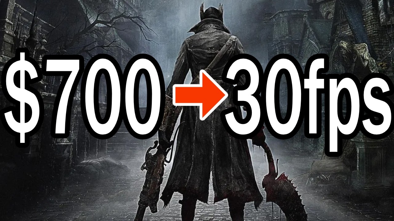 Bloodborne ARTIFICIALLY Locked | PS5 Pro Still Plays At 30fps - YouTube