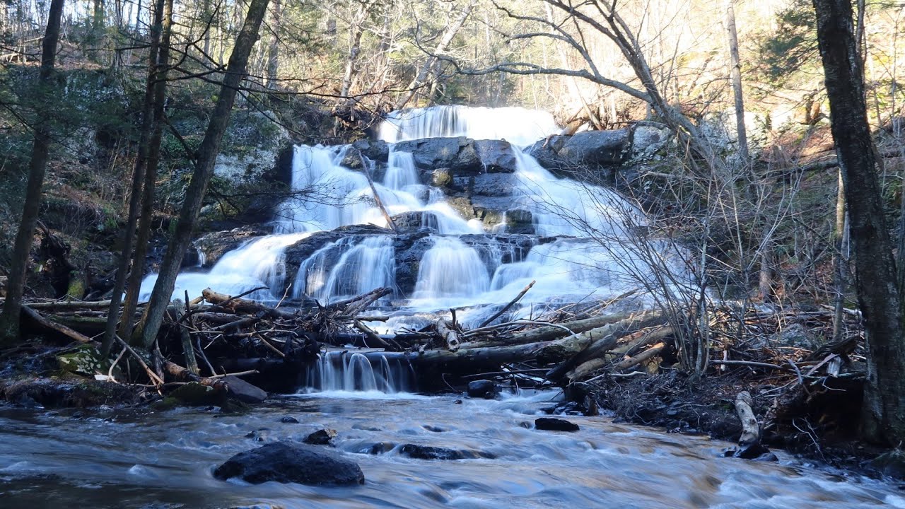 Hornbecks Creek Trail to Lower and Upper Indian Ladder Falls - YouTube