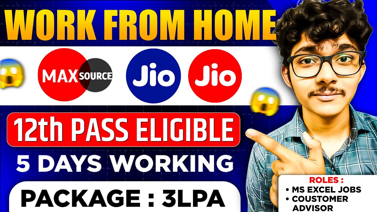 Best Work From Home Jobs 2025 | PAN India Jobs | 12th Pass Job | MNC ...