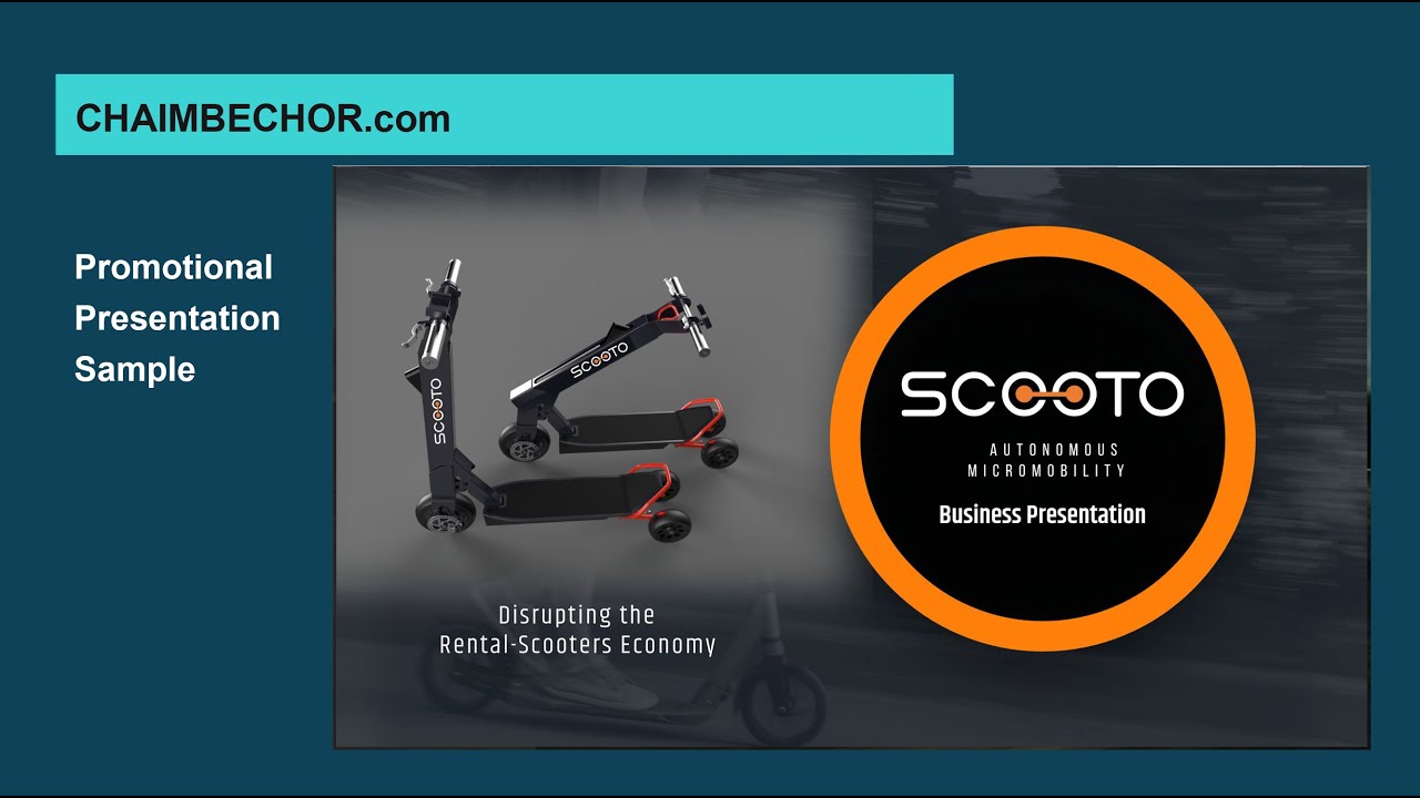 Scooto Business Presentation Sample - YouTube