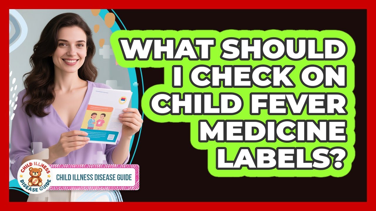 What Should I Check On Child Fever Medicine Labels? - YouTube