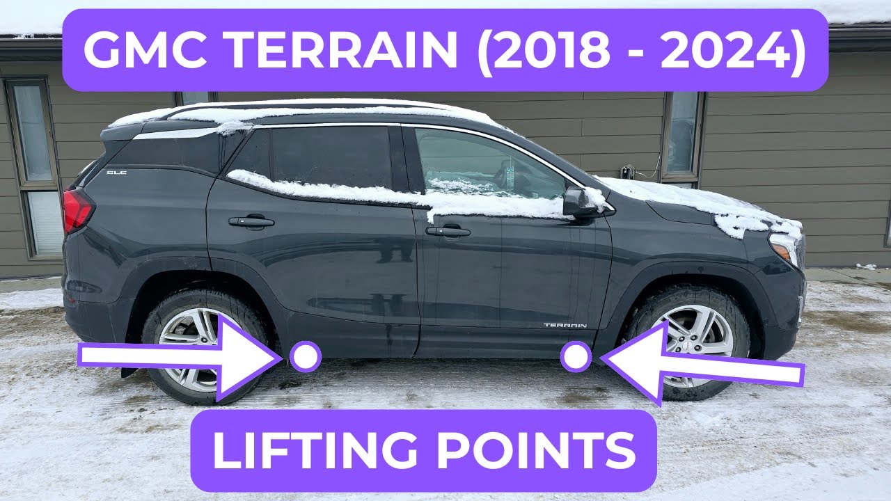 GMC Terrain - LIFTING / JACKING POINTS (2018 - 2024) - YouTube