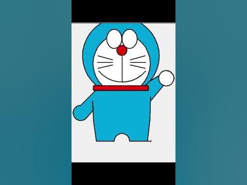 Python turtle graphic design Doraemon🤪| python coding status 😍😜 #shorts #programming #turtle # ...