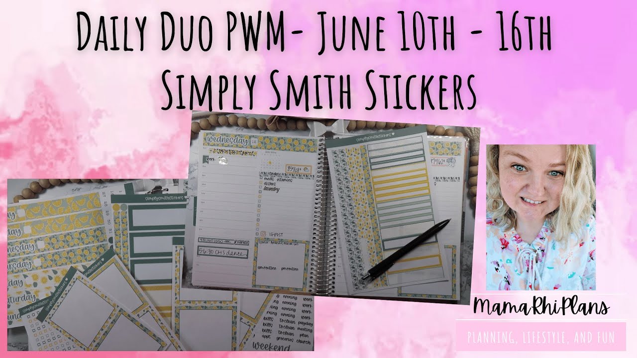 DAILY DUO PLAN WITH ME | ERIN CONDREN 7X9 DAILY DUO | FEAT. SIMPLY ...