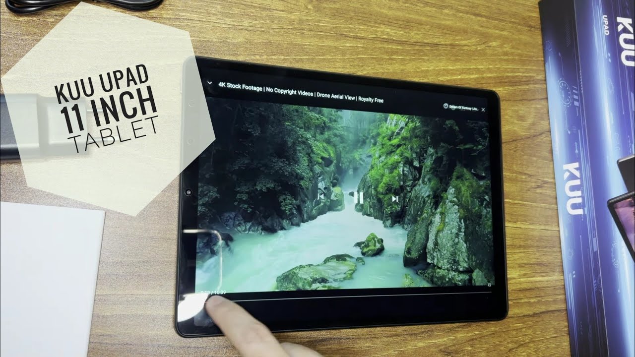KUU UPAD 11 inch Android Tablet Unboxing and Review - YouTube
