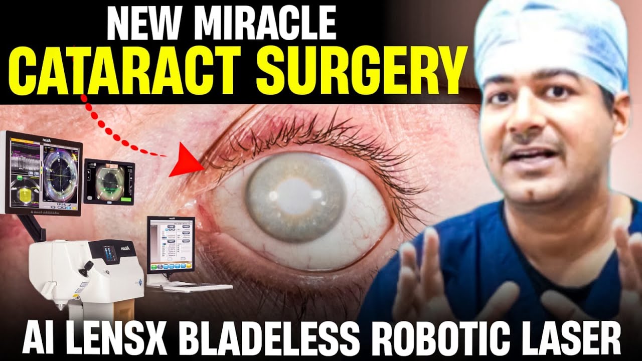 Income Tax Officer Gets AI Laser Cataract Surgery - YouTube