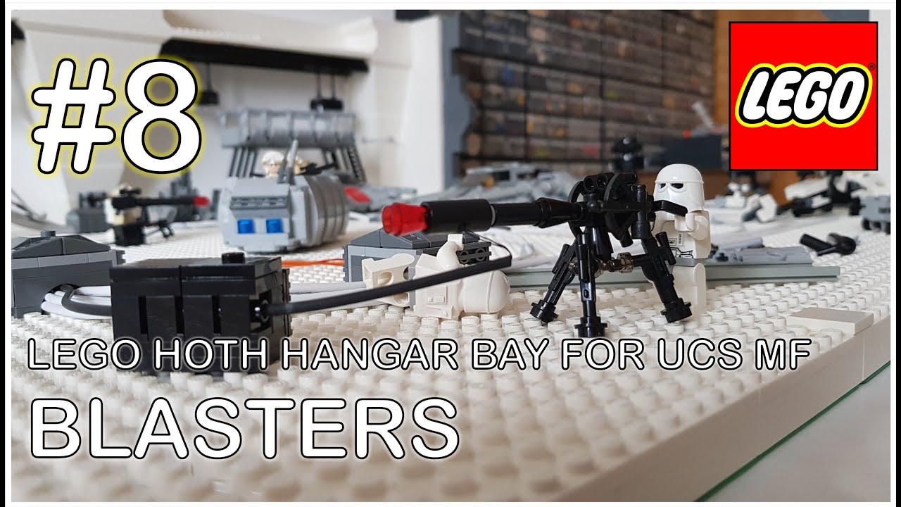 Blasters!!! Lego Hoth hangar bay for UCS Millenium Falcon #8 - YouTube