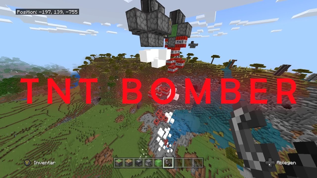 TNT Bomber 1.18 Minecraft Bedrock (MCPE/Xbox/Ps5/Switch/PC) - YouTube