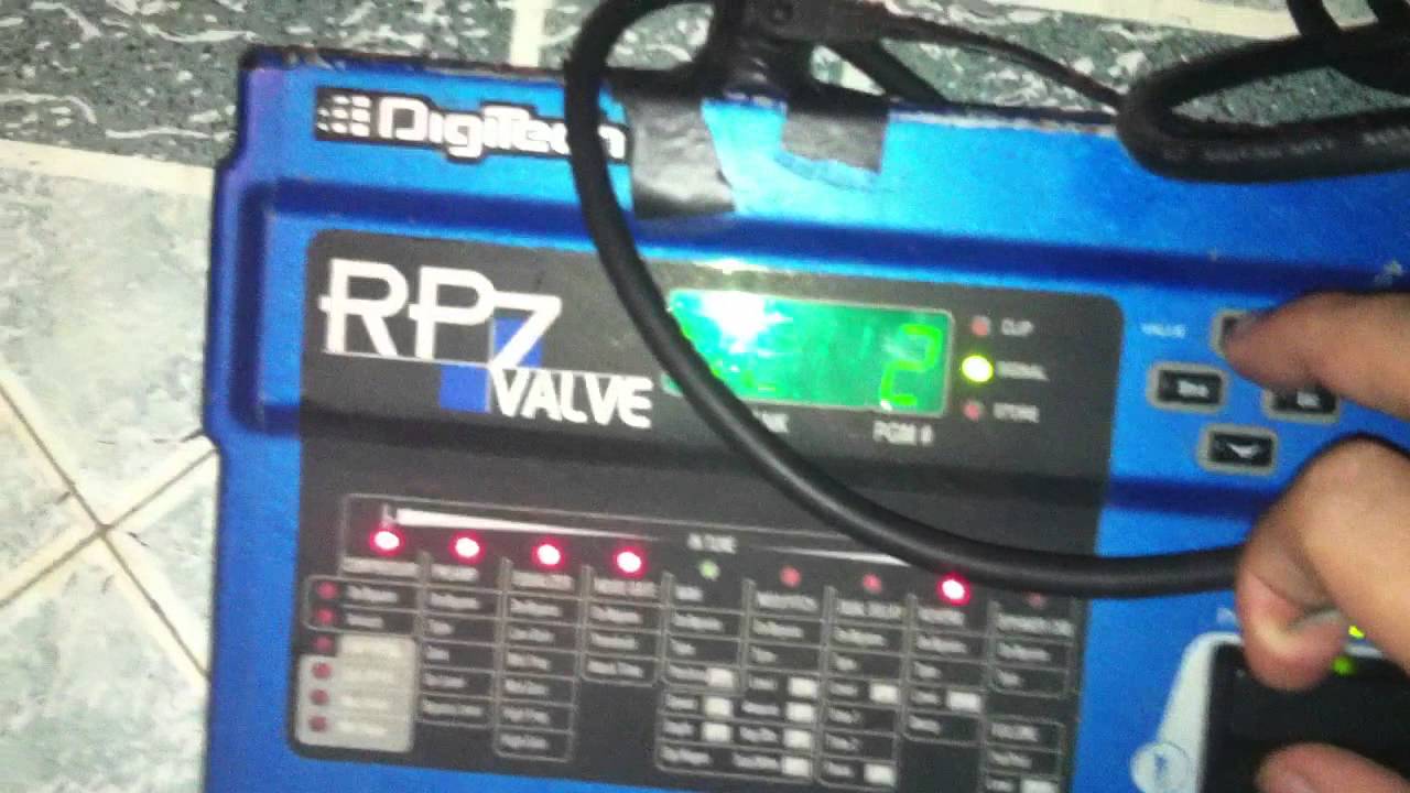 Digitech RP7 - YouTube
