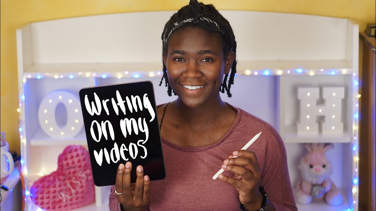 How To Write/Draw On Your YouTube Videos | Handwritten Text On Videos ...