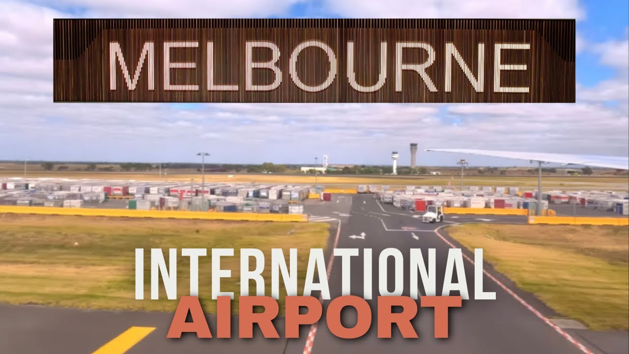 Stunning Aerial Approach to Melbourne Tullamarine International Airport ...