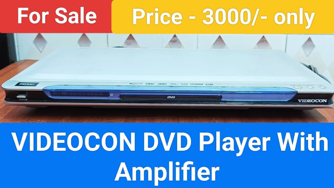 VIDEOCON DVD PLAYER With Amplifier Nice Sound Quality Contact No ...
