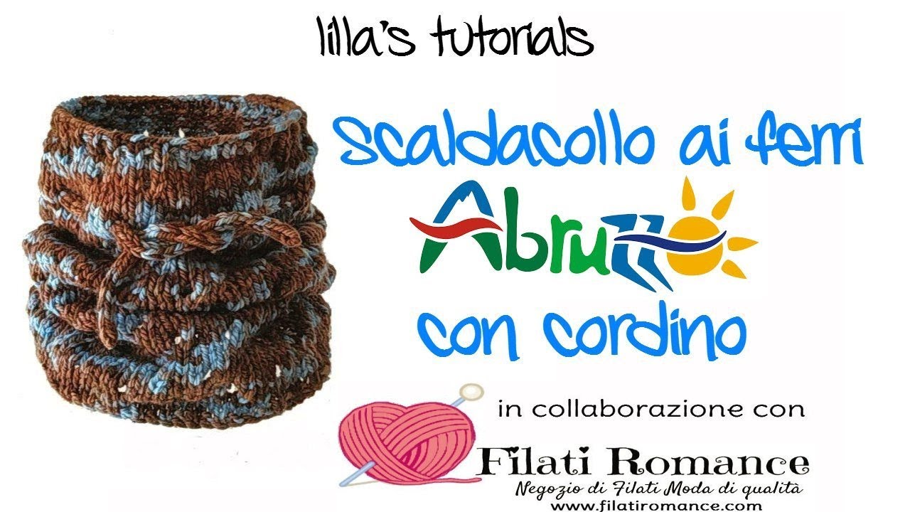 lilla's tutorials: scaldacollo unisex ai ferri Abruzzo, in ...
