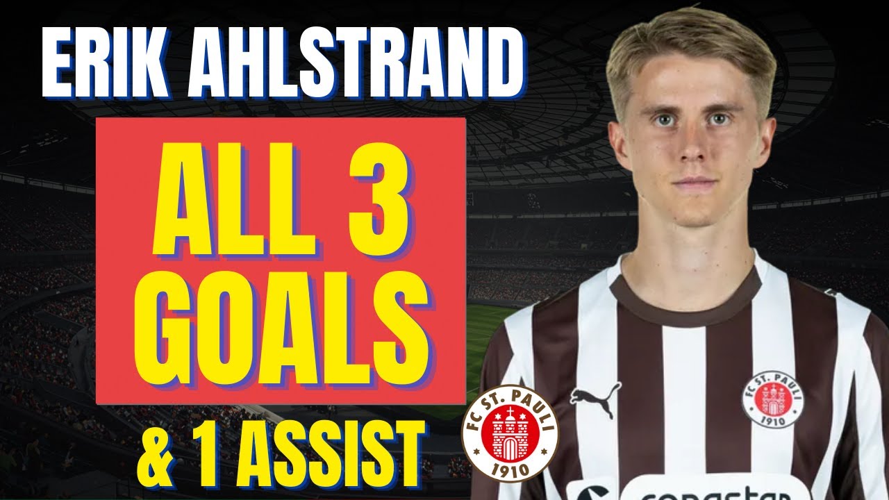 Erik Ahlstrand - ALL 3 GOALS & ASSISTS FOR ST PAULI II | Skills ...