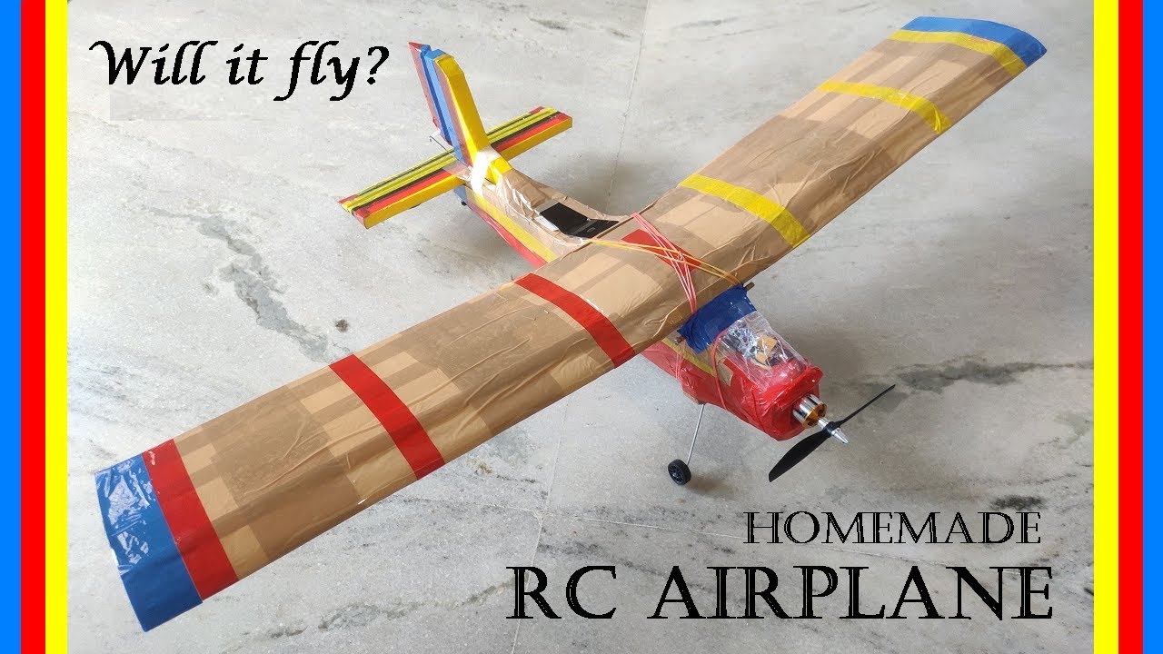 Homemade RC Plane | Modified | Trial 2 | Will it fly? | Remote Control ...