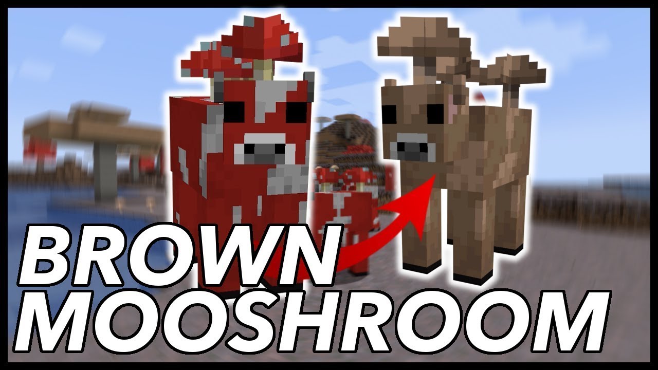 What happens if we strike a Mooshroom? - YouTube