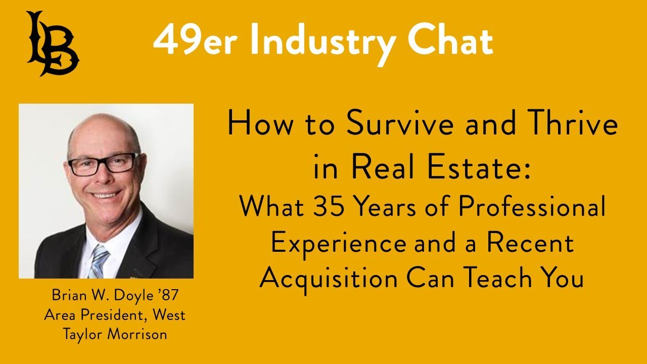 How to Survive and Thrive in Real Estate with Brian Doyle '87 - YouTube
