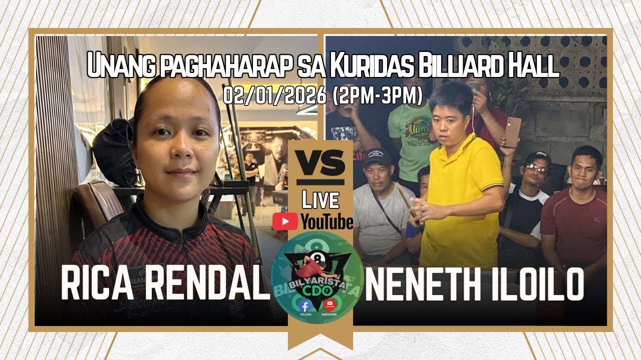 Rica Rendal 🆚 Neneth Iloilo 10-Balls Parehas - YouTube