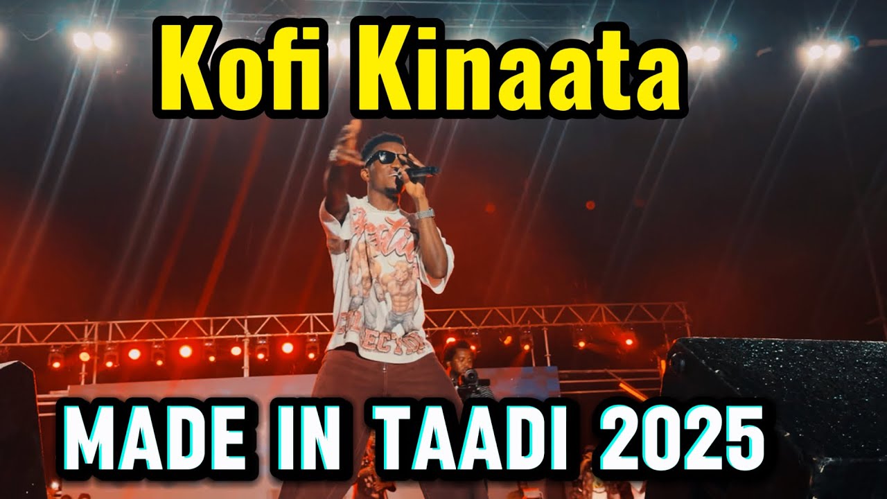 Kofi Kinaata’s electrifying performance at Made in Taadi 2025 🔥🔥🔥 - YouTube