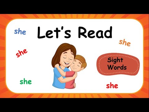 Learn to Read and Write the Sight Word "She" | Fun Riddle for Kids ...