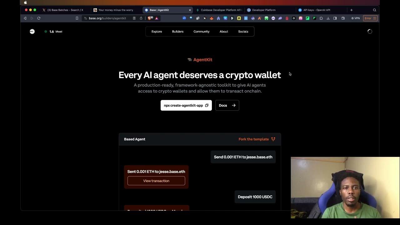 How to build your own AI agent using Replit, CDP, and OpenAI — no prior coding skills required ...