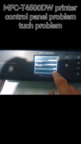 MFC-T4500DW printercontrol panel problemtuch problem #printerrepair #01617589582 - YouTube