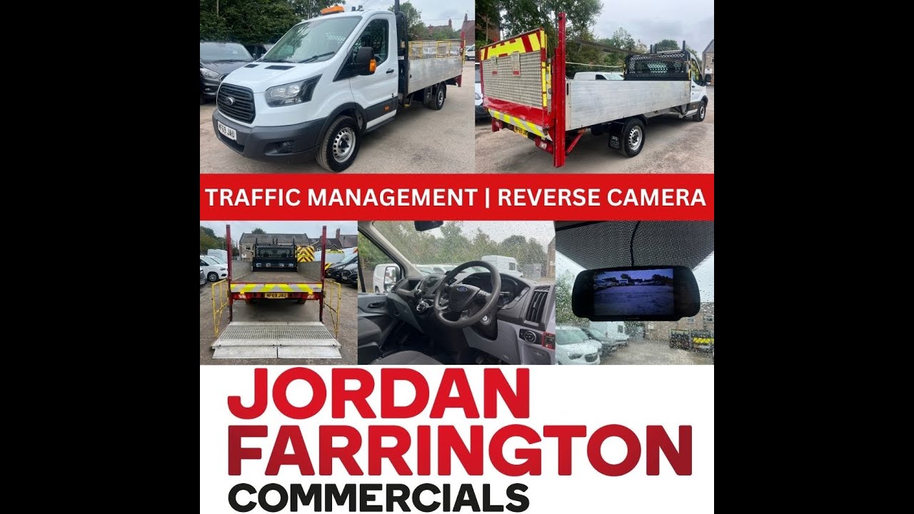 2020 '69 reg' FORD TRANSIT 2.0 350 TRAFFIC MANAGEMENT SPEC DROPSIDE ...
