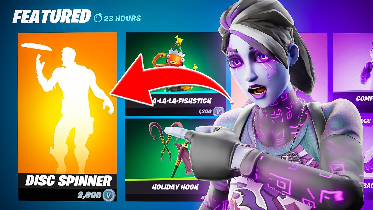 Fortnite Added My Own CUSTOM Emote! (Disc Spinner) - YouTube