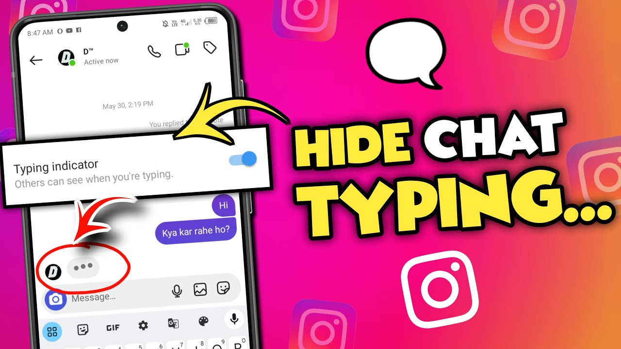 Hide Instagram Message Typing | How to Hide Chat Typing On Instagram ...