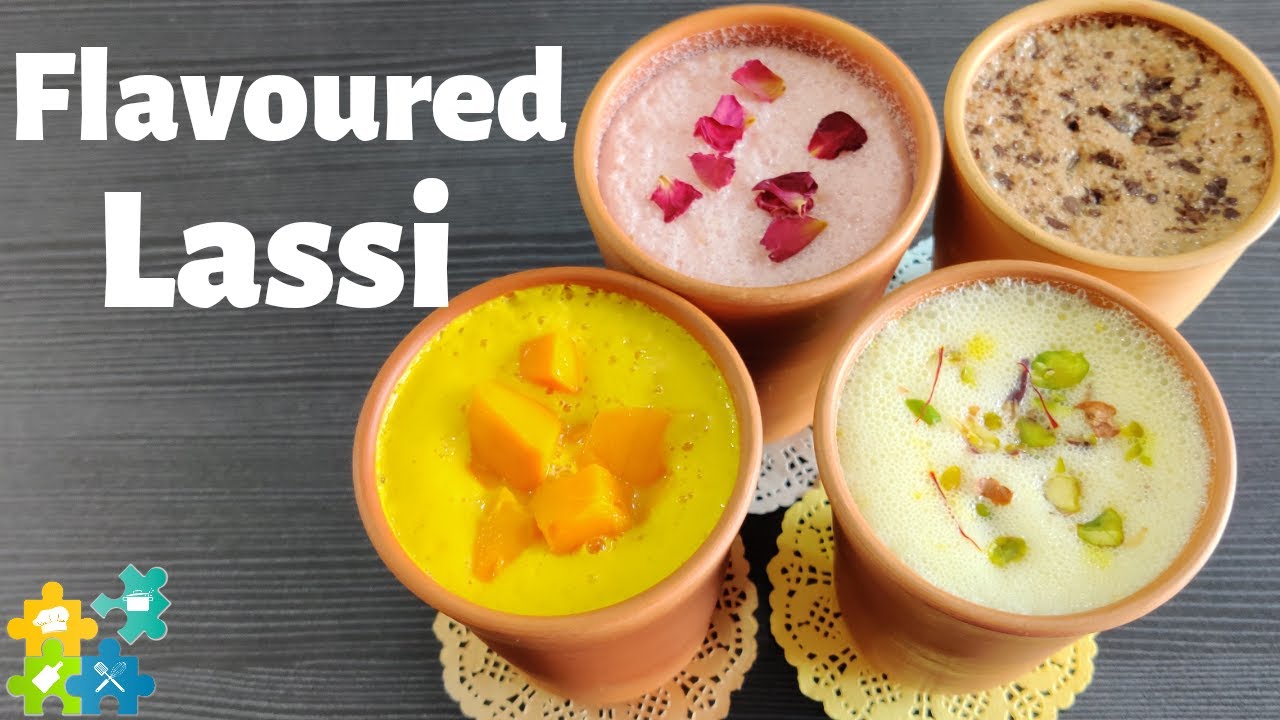 How to Make Flavored Lassi | Thick Chocolate Lassi | Special Mango ...