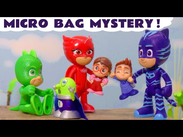PJ Masks Fun Micro Bag Mystery Story With Funny Funlings - Videos For Kids