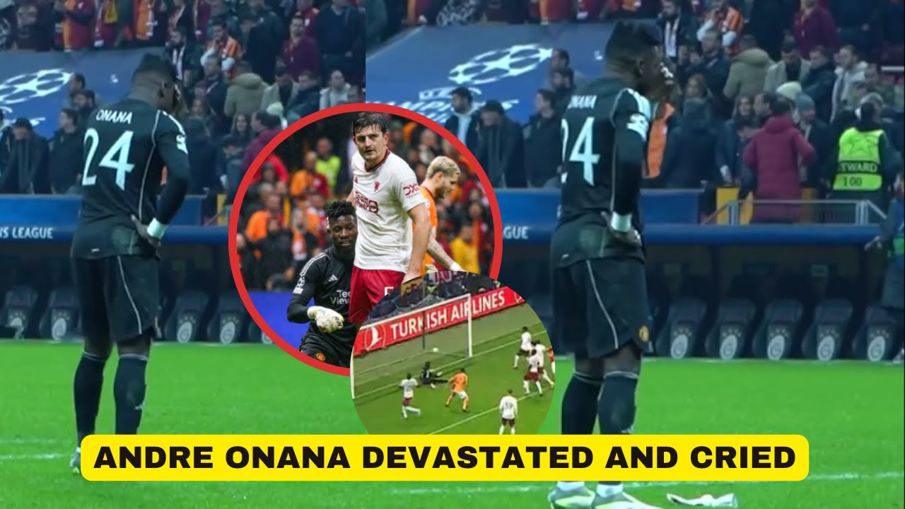 Andre Onana Devastated and Cried After His Mistake Cost Manchester ...