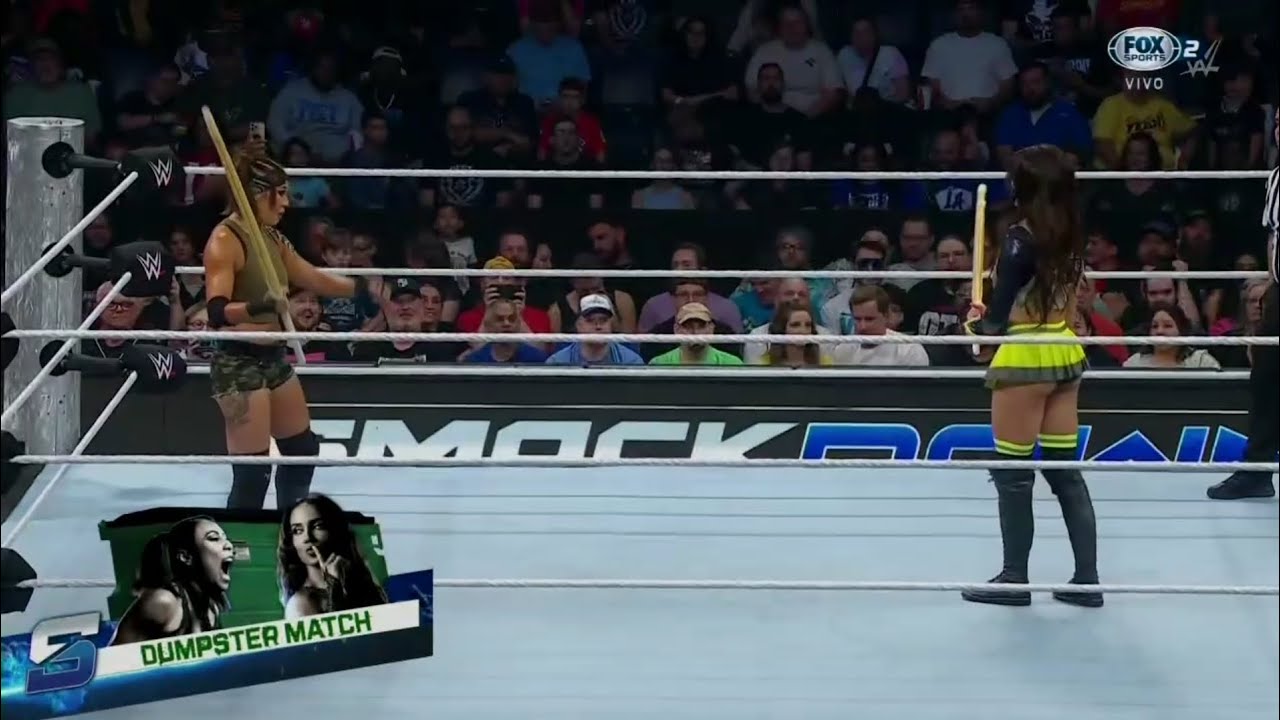 Michin "Mía Yim" Vs Chelsea Green Parte 1 - WWE Smackdown 04/10/2024 ...