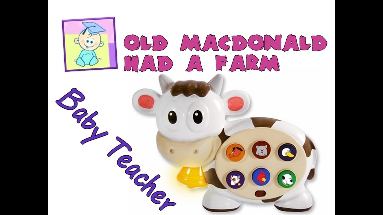Old MacDonald Had A Farm | Nursery Rhymes | From Baby Teacher - YouTube