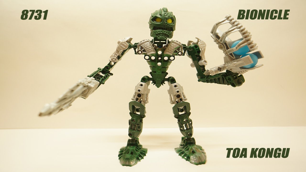 Обзор сборка на Лего Бионикл Конгу Иника 2006. Review build on Lego ...