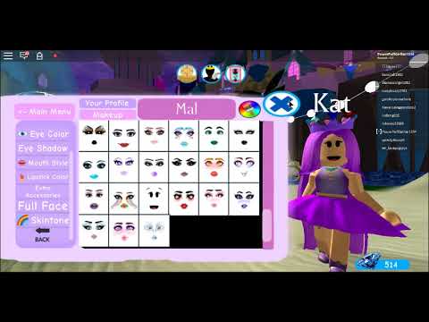 Making Mal in royale high - YouTube