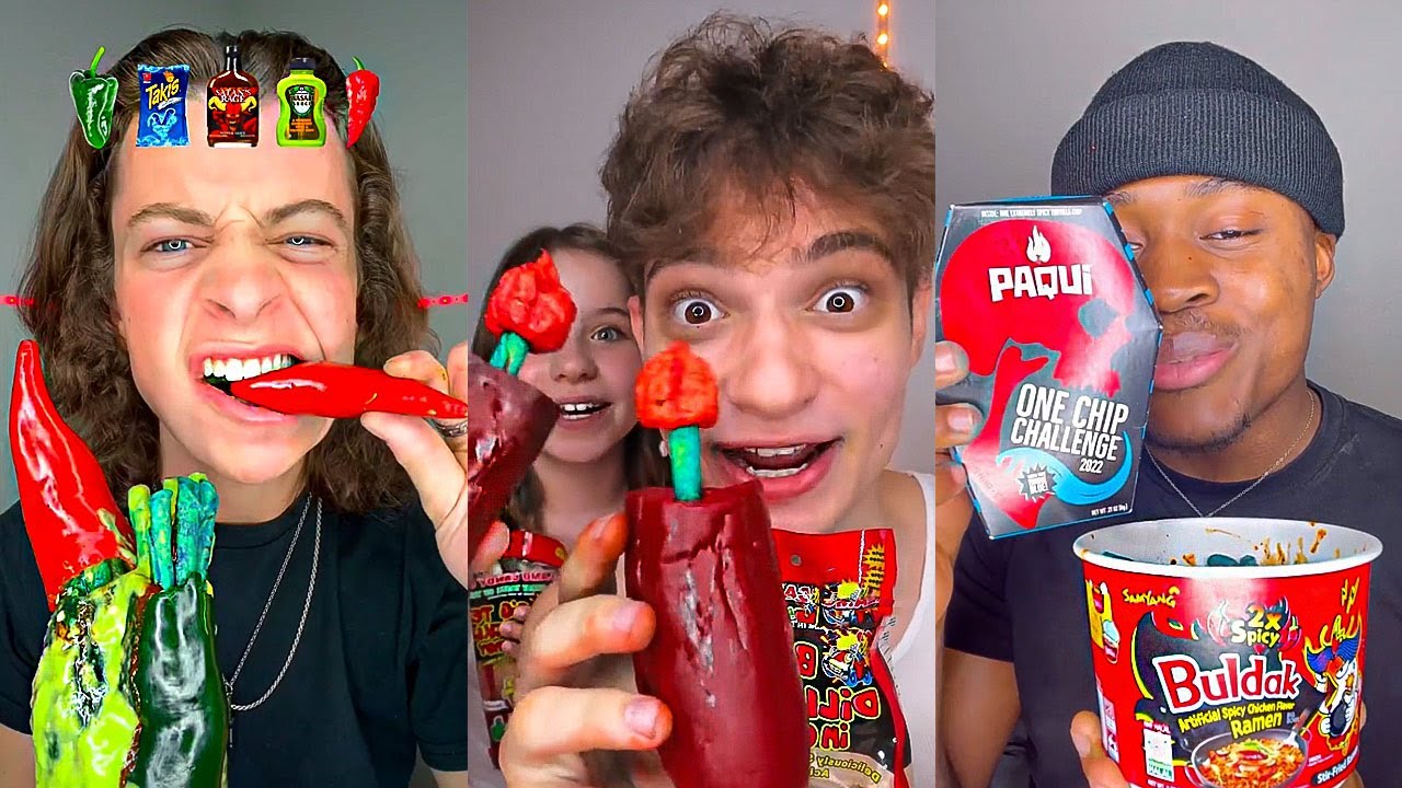 EXTREME Spicy Food Challenge — TikTok Compilation🥵🔥 - YouTube