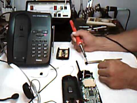 Uniden Cordless 2 Line Telephone Repair www.A1-Telephone.com - YouTube