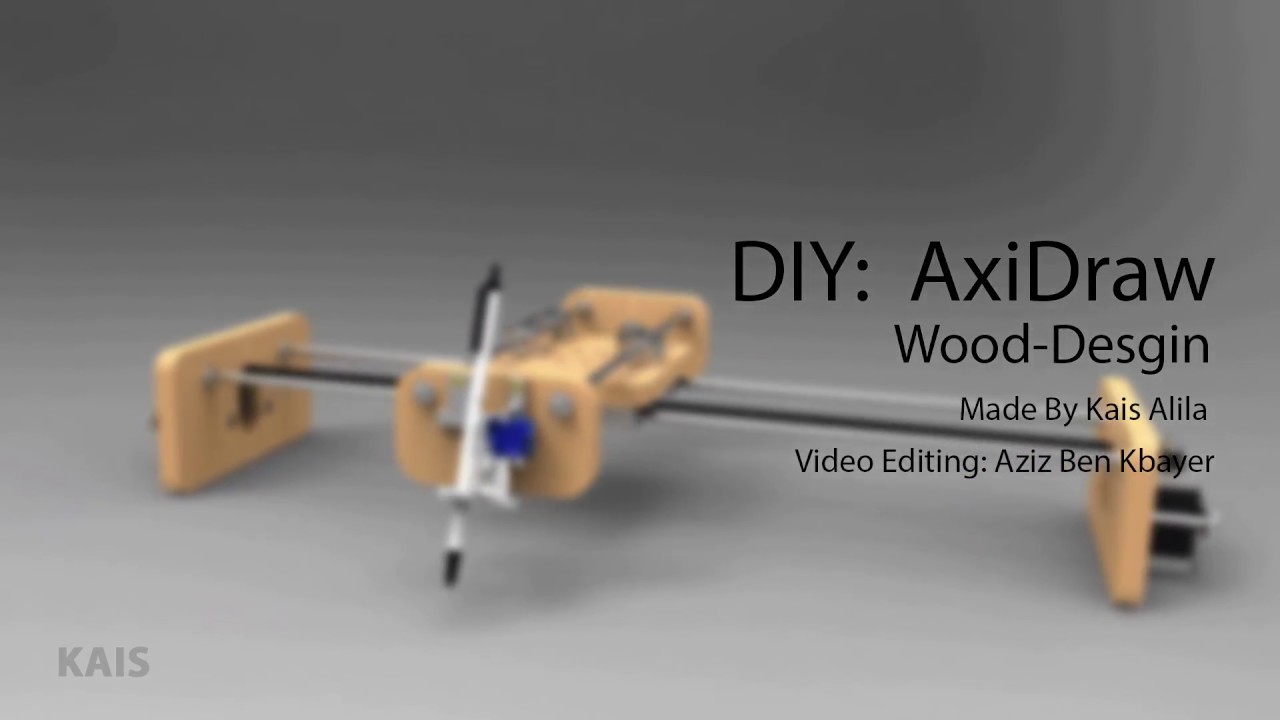 DIY: AxiDraw Wood-Design - YouTube