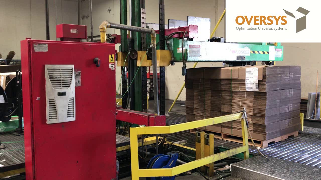 VIDEO OVERSYS U52121119 SIGNODE CLM8-TTT 3 HEADED PLASTIC UNITIZER ...