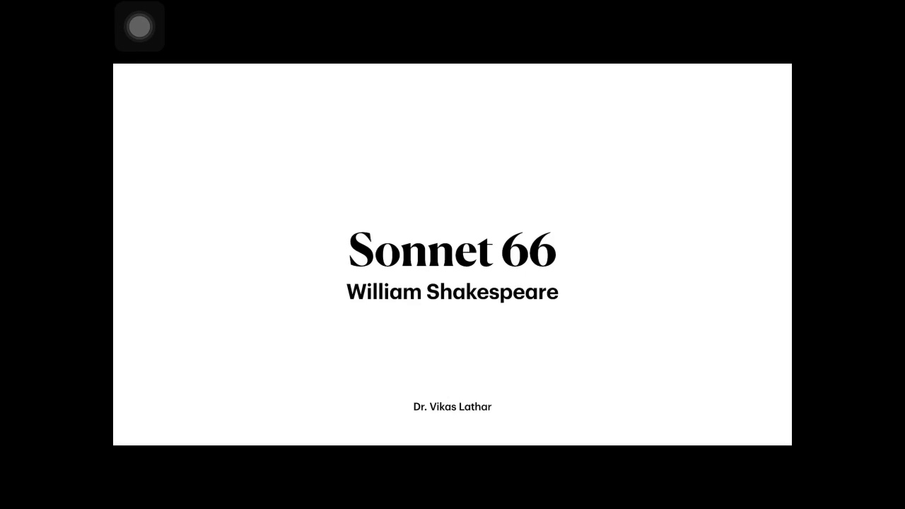Shakespeare’s Sonnet 66 - YouTube