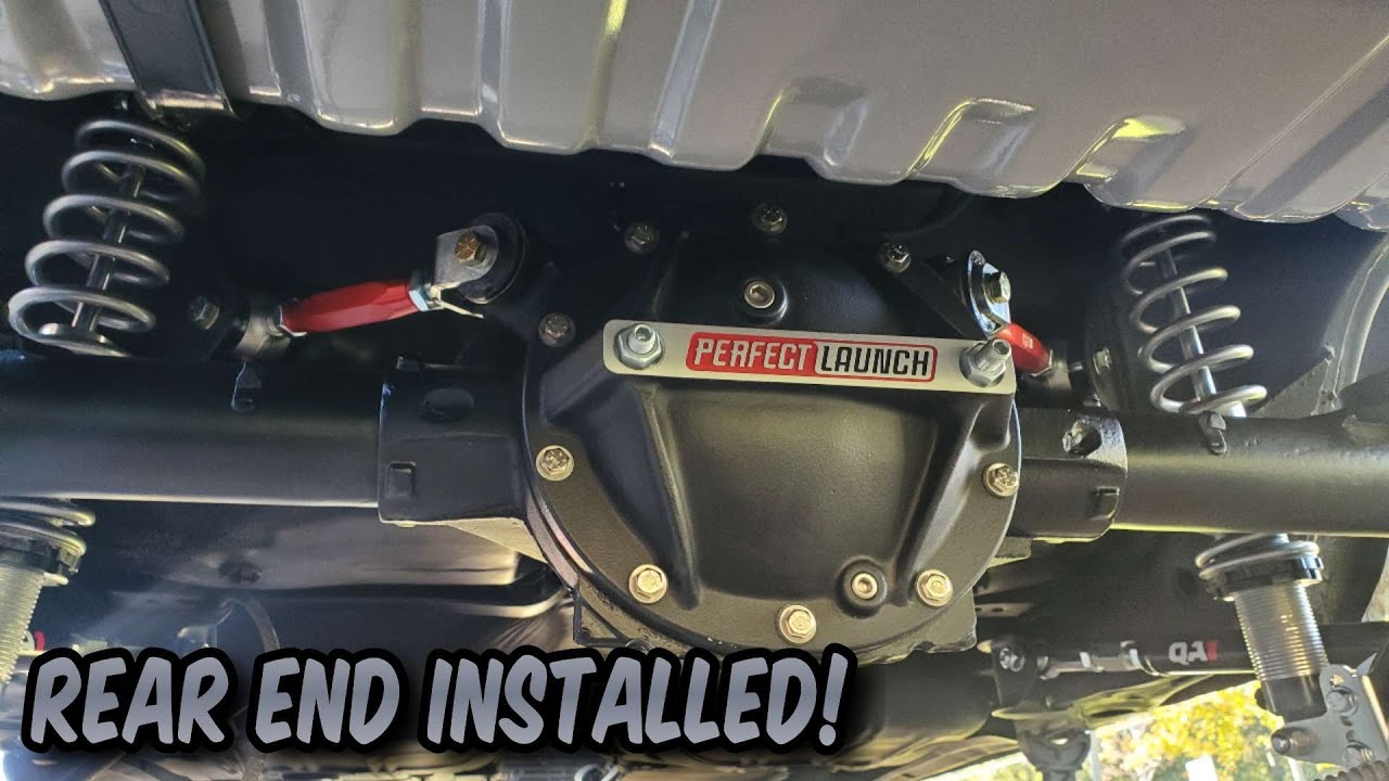 Detailed Rear End Installed | Box Chevy Rebuild | How to QA1 Suspension ...