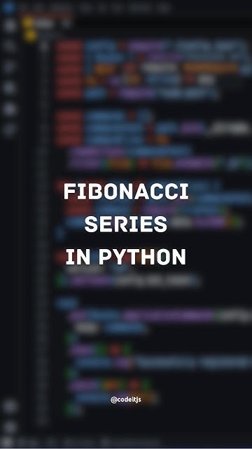 Fibonacci Series In Python Coding Python Pythonprogramming Shorts Shortsfeed Youtube