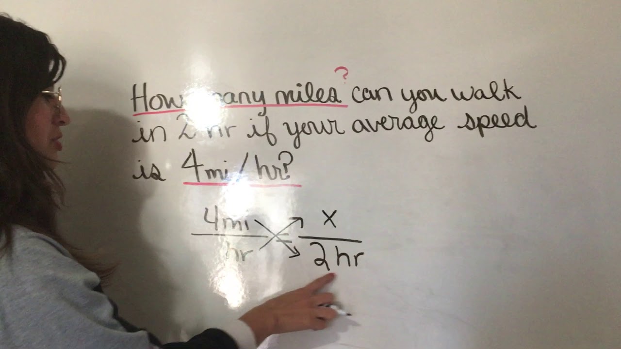 Rate = Distance over time - YouTube