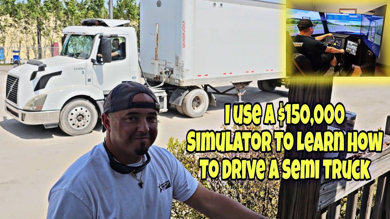 Truck Driving School Uses A $150,000 Simulator To Teach New Drivers How ...