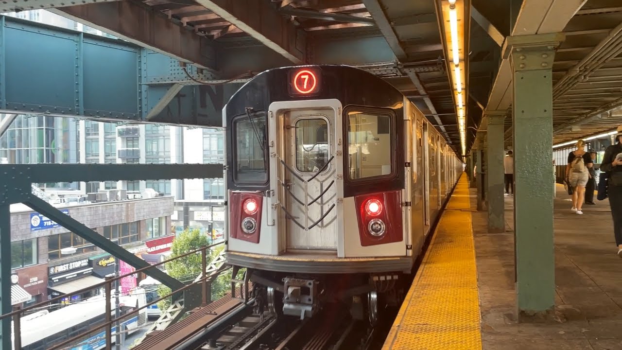 MTA R188 7 train ride from 103rd St to Queensboro Plaza (New SNY ...
